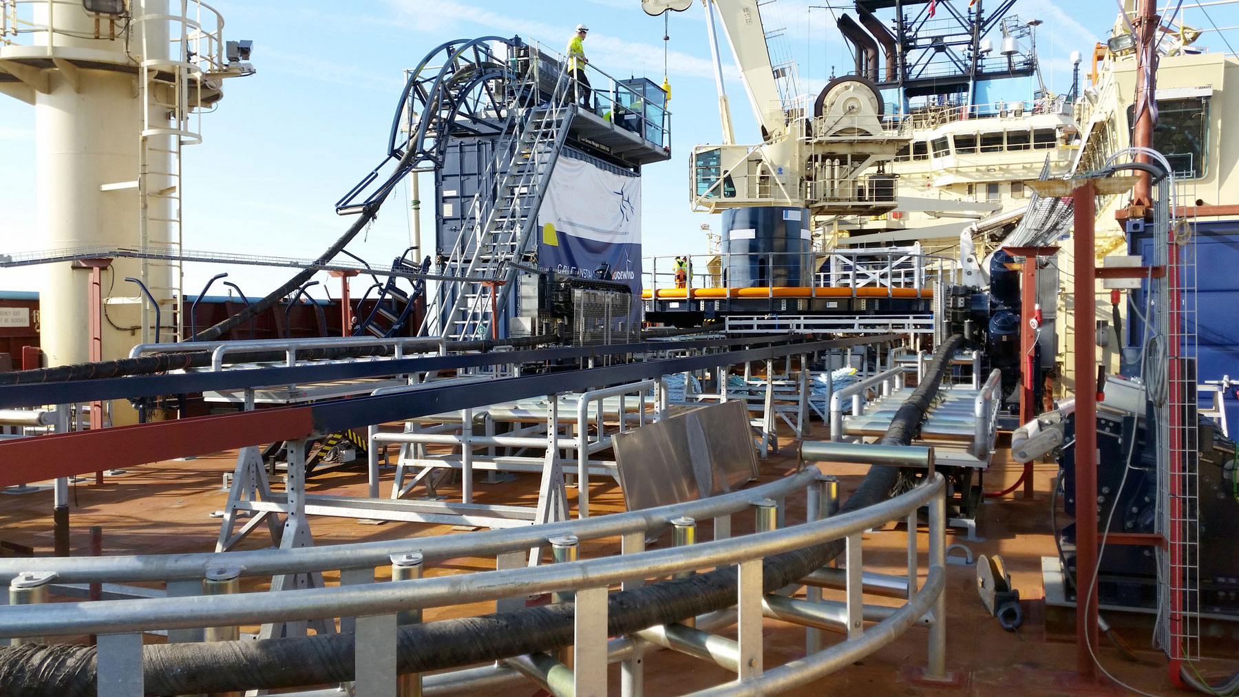Offshore cable handling equipment- loading, marine transit and cable ...